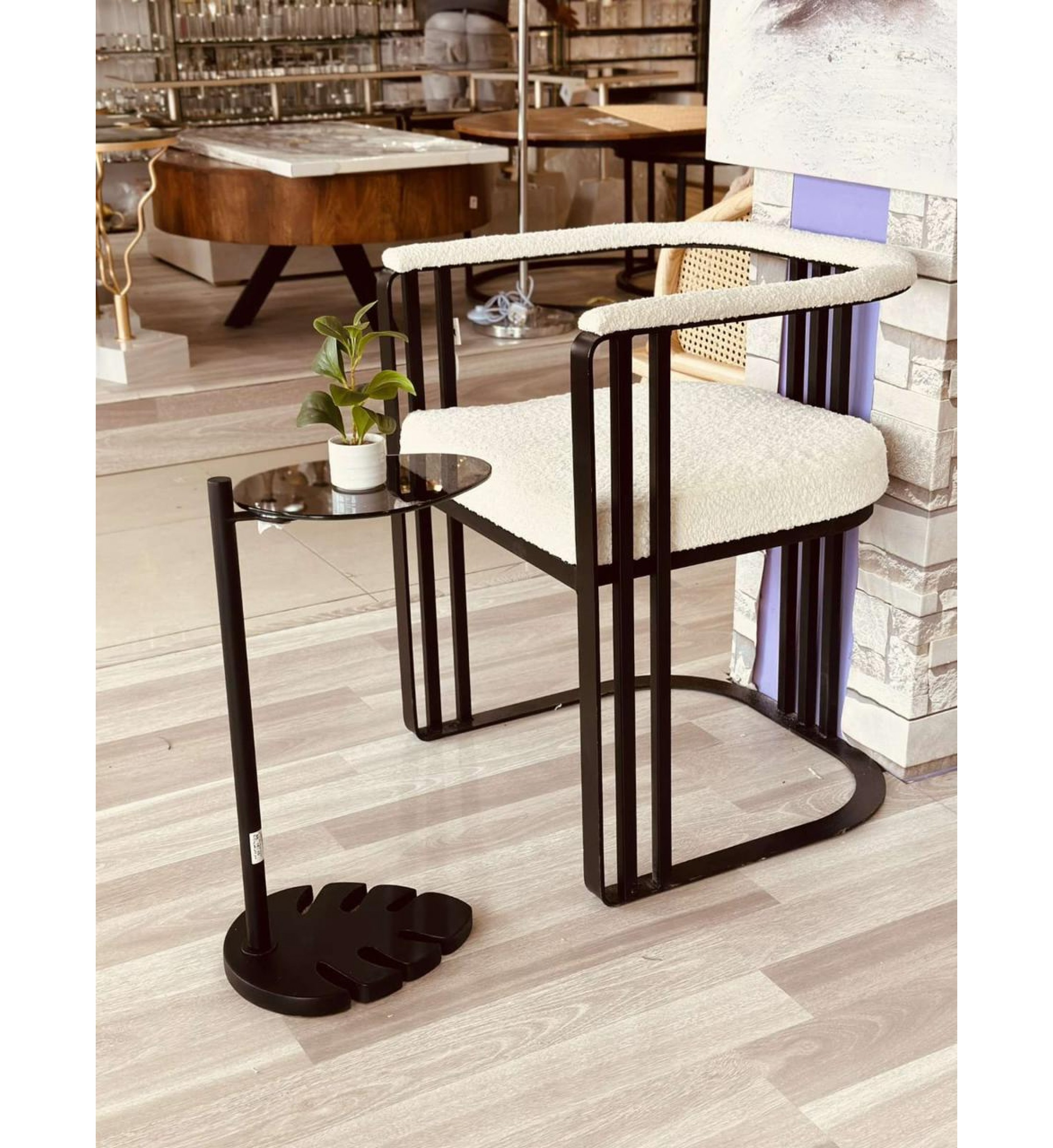 طاولة خدمة حديد مقاس 59*34*24 سم